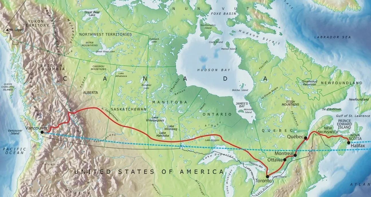 Canadian Rail Holiday: Canada Coast to Coast