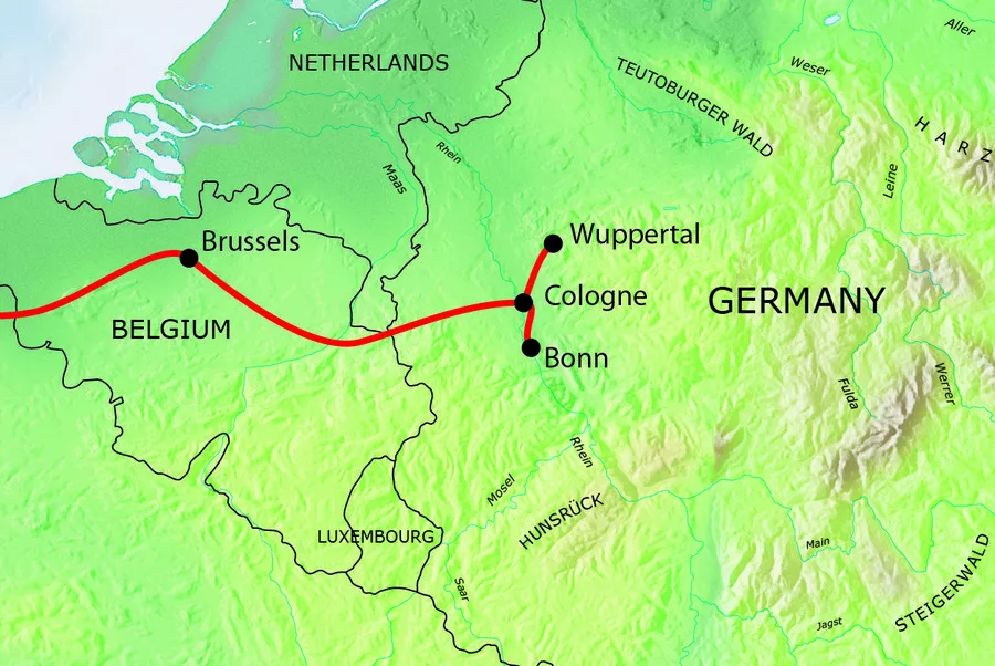 German Private Rail Holiday: Bonn & the Rhine in Flames