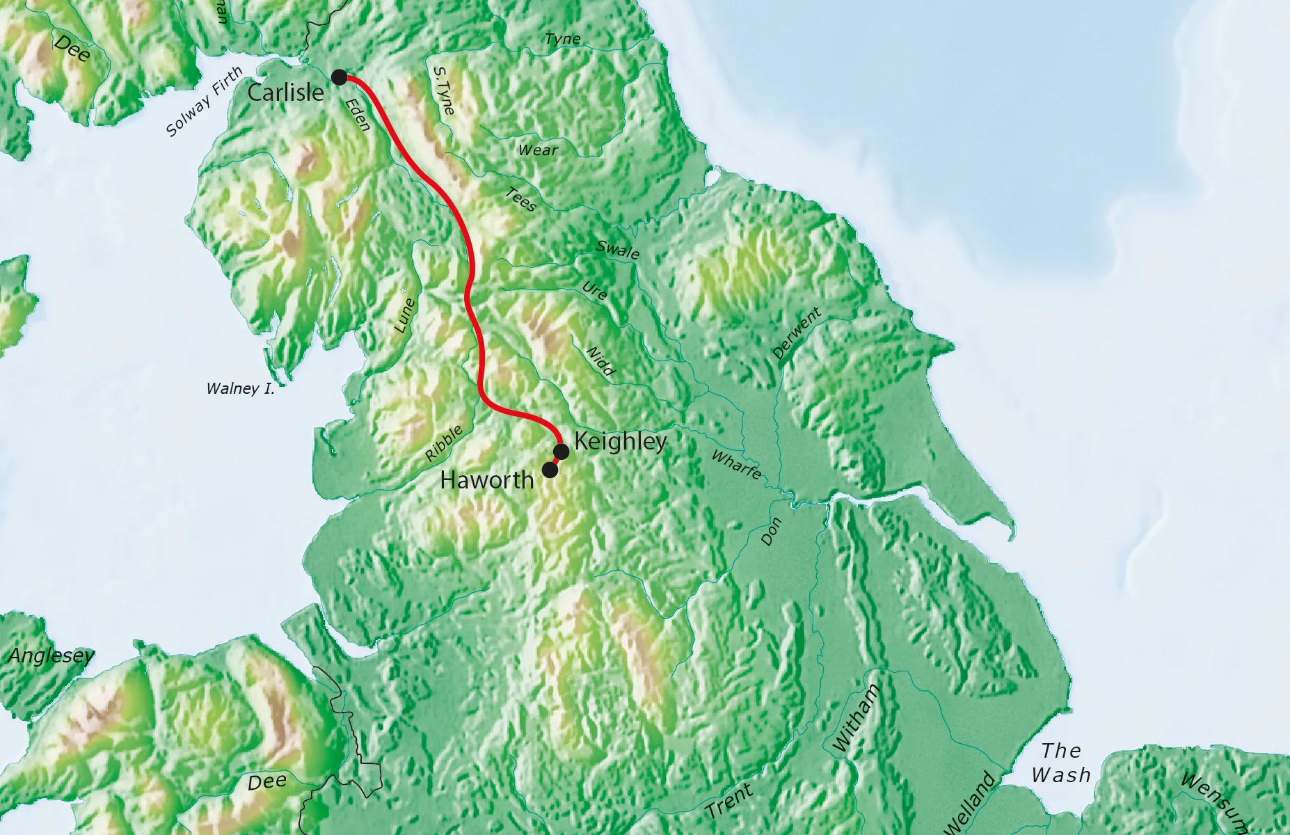 English Rail Holiday: Mid Pennines Private Group Tour